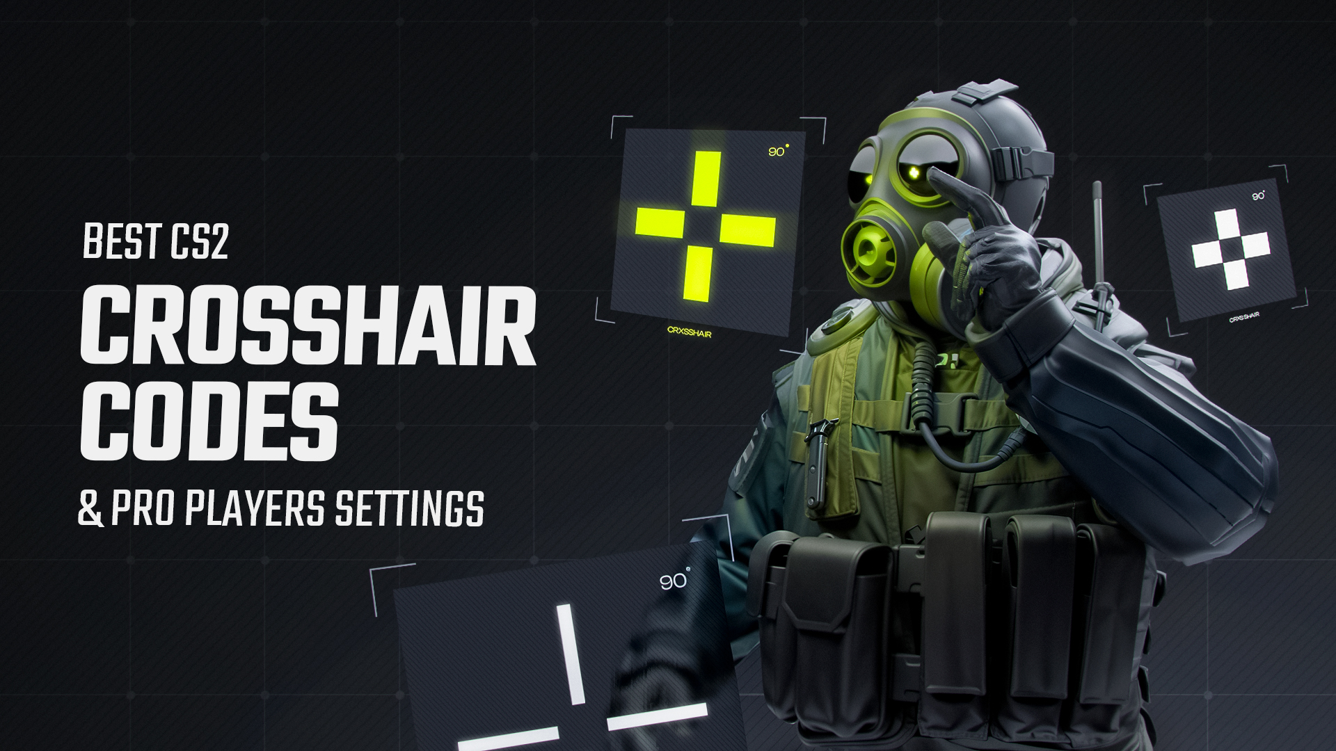 Best CS2 Crosshair Codes & Pro Players Settings [2025]