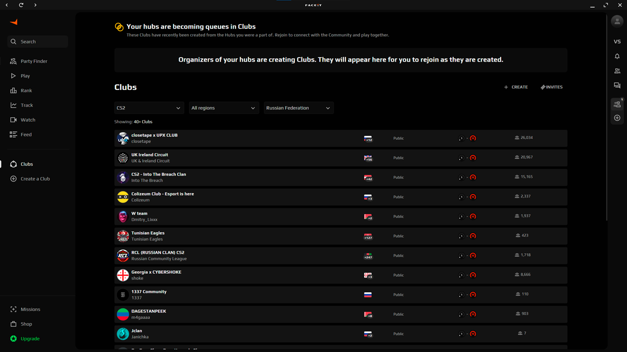 FACEIT 2.0 Update: All Changes & Features