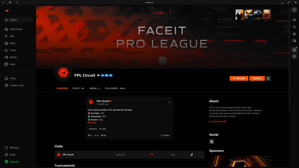 FACEIT 2.0 Update: All Changes & Features