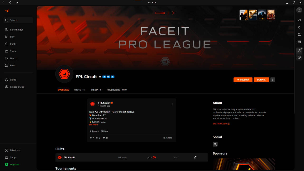 FACEIT 2.0 Update: All Changes & Features