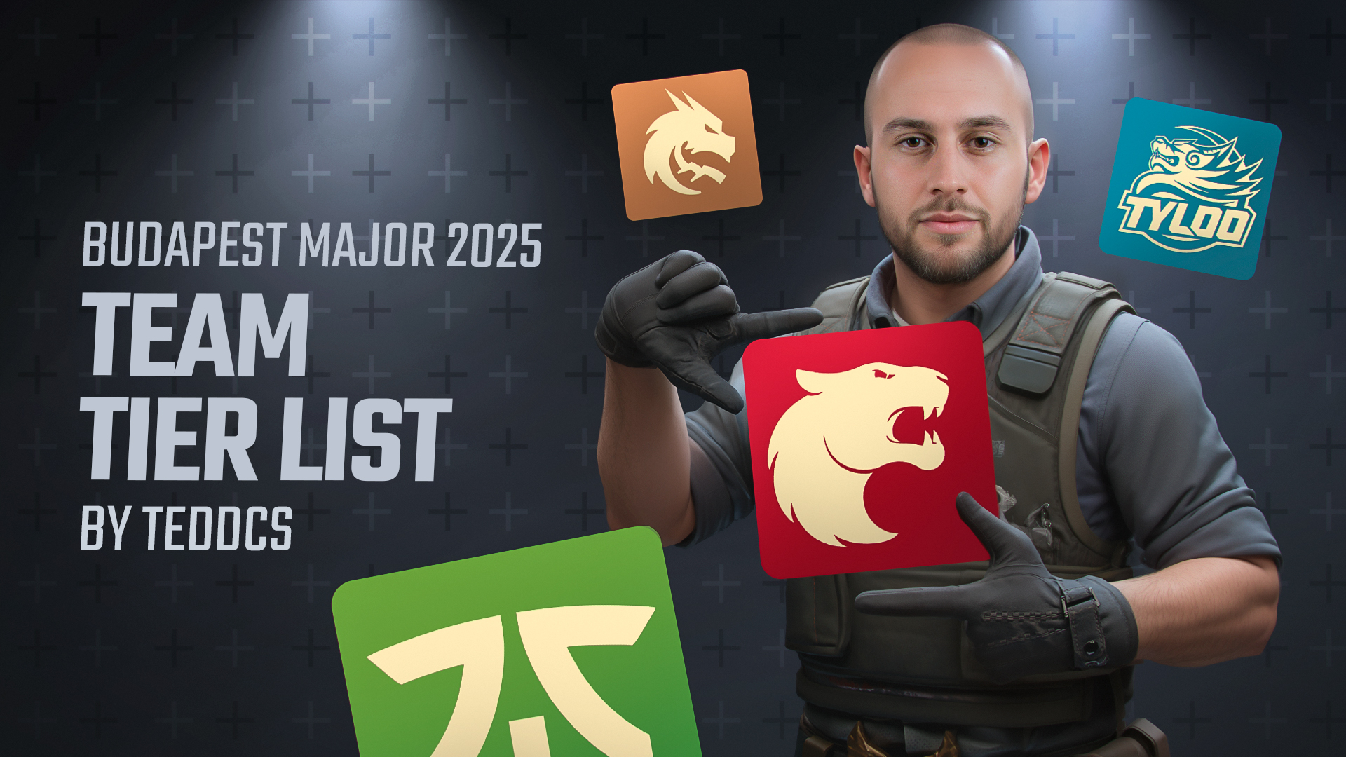 StarLadder Budapest Major 2025 – CS2 Team Tier List by Tedd