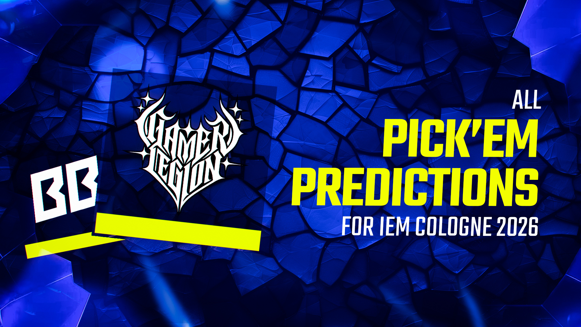 All Pick’em predictions for IEM Cologne 2026